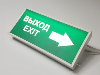 Эвакуационные знаки - Эвакуационный знак "Выход" СПО114-18S IP44 (А ...