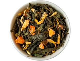 Зеленый чай с персиком Персиковый рай - купить в интернет-магазине Chef Tea