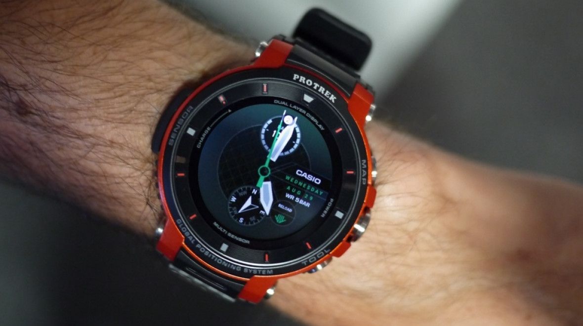 Первый взгляд: Casio Pro Trek WSD-F30. Умные часы для активного образа ...