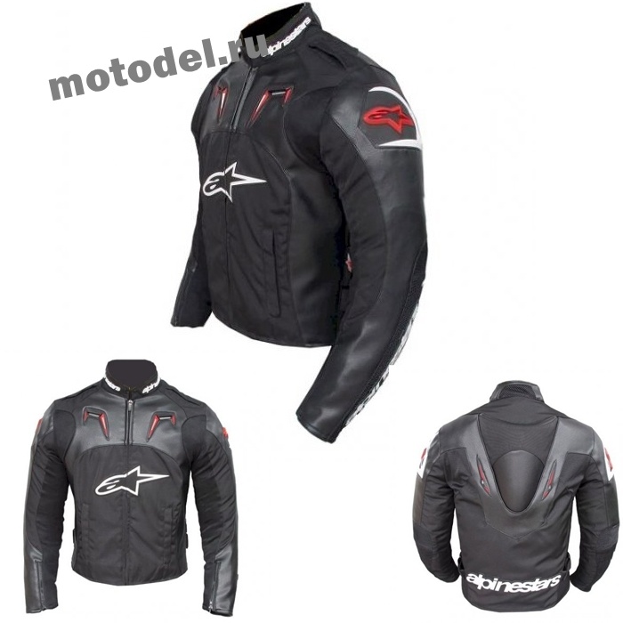 Куртки - Мото куртка Alpinestars, защитные вставки, подклад, размер: M ...