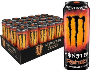 Купить оптом энергетический напиток Монстер Rehab Персик