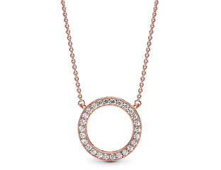 Браслеты Пандора - Колье Сердца Пандора Rose