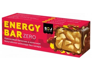 Купить оптом батончик SOJ ENERGY BAR ZERO арахисовый молочном ...