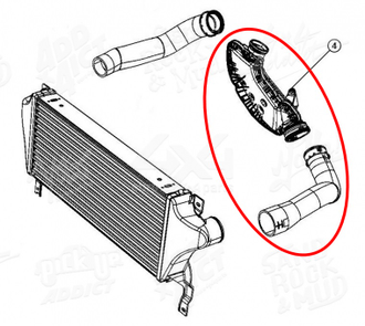 Jeep Grand Cherokee WK - 3.0 CRD - Заменитель резонатора и патрубка ...