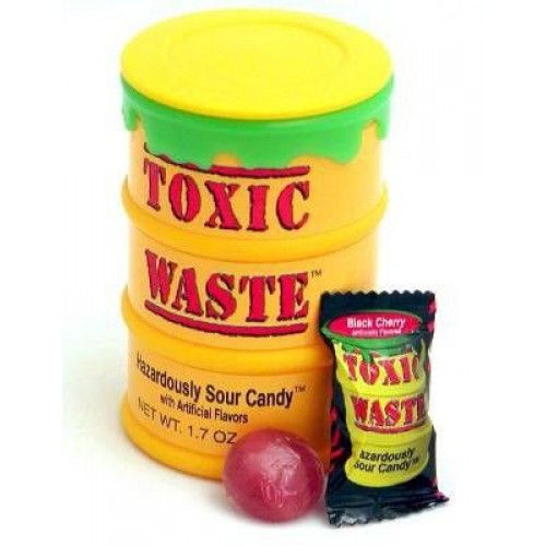 Купить самые кислые конфеты Toxic Waste | Токсик Вейст