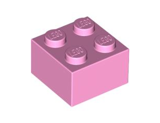 Brick 2 x 2, Bright Pink (3003 / 4550359)