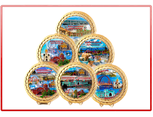 Тарелки с видами городов России