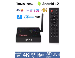 Смарт-приставка для телевизора TANIX TX68 4/64 Gb