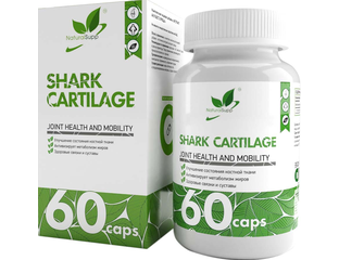 Экстракт Акульего хряща (Shark Cartilage Extract), 60 кап. (NaturalSupp ...