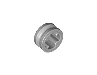 Technic Bush 1/2 Smooth, Light Bluish Gray (4265c / 4211573 / 6271165)