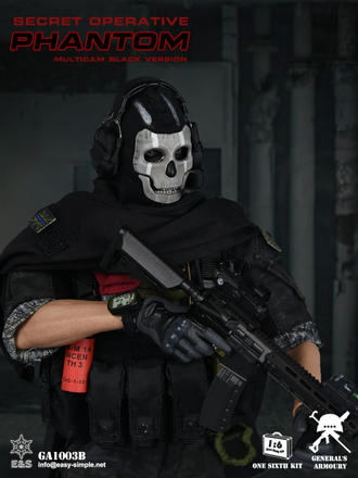 Саймон "Гоуст" Райли - Лимитированная Черная Мультикам-версия (Призрак ...