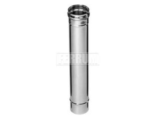 Дымоход 1,0м (304/0,8 мм) D 150 Ferrum