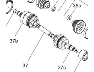 Привод задний правый оригинал BRP 705501486/705500868/705500983 ...