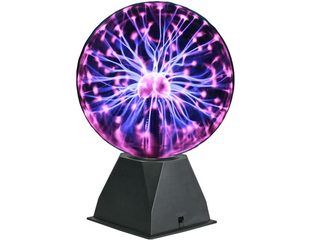 Светильник - плазменный шар с молниями тесла (TESLA PLASMA BALL) 20 см ...