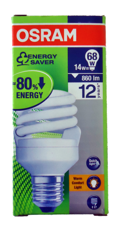 Osram DuluxStar Micro Twist 14w 827 E27