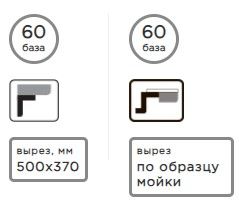 МОЙКА KATA 54-U-BL 4993410 черная