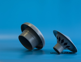 Зонт канализационный вентиляционный Политэк 50 110 мм серый Тамбов ...