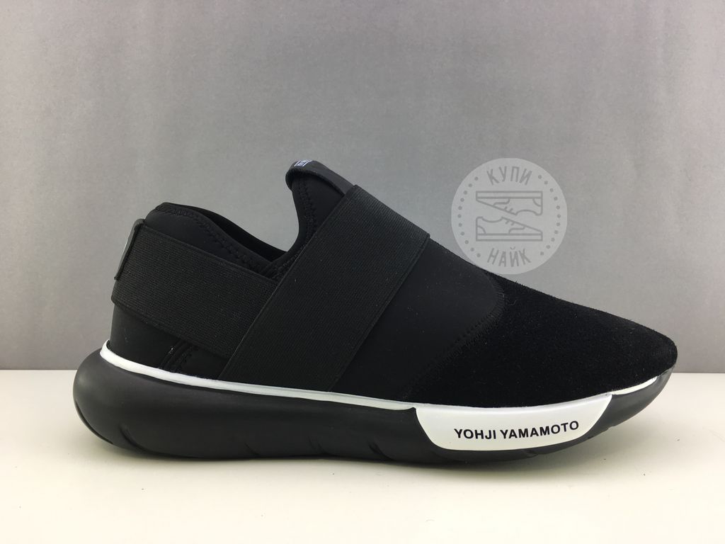 Купить кроссовки Adidas YAMAMOTO Черные с белым в СПБ