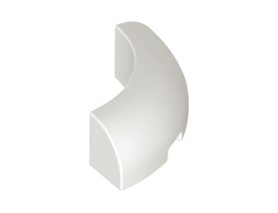 Brick, Round Corner 3 x 3 x 1 without Studs, White (65617 / 6294351)