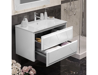Тумба с раковиной Opadiris Луиджи 90 белый матовый - Opadiris-rus.ru онлайн интернет магазин