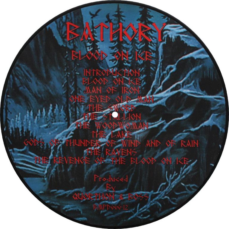 BATHORY Blood on ice LP Picture купить