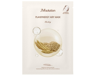 JMsolution Plansynergy Airy Mask Barley Очищающая тканевая маска с ...