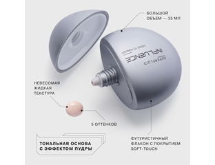 Технический раздел - INFLUENCE BEAUTY Тональная основа с эффектом пудры ...