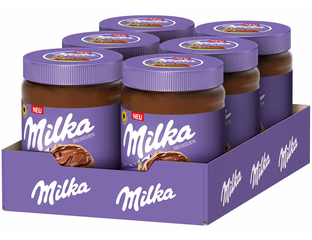 Шоколадная паста Милка, 600гр - заказать Milka Haselnusscreme дешево от ...