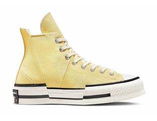 Кеды Converse Chuck 70 Plus Hi желтые высокие на платформе A00740C ...