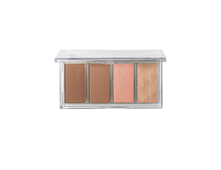 INFLUENCE BEAUTY Палетка для контуринга GOLDEN DECAGON со схемой ...