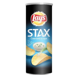 Лейс Stax - Лейс STAX Нежная сметана и лук 140г