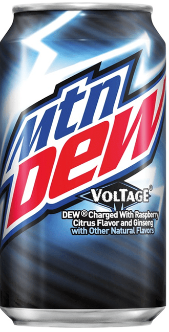 Mountain Dew Voltage Raspberry Citrus, 355мл - заказать газированный ...