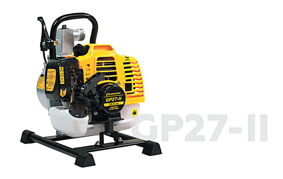 Мотопомпа Champion GP27-II (Чемпион GP 27) - 8560 рублей!