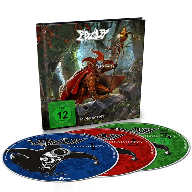 EDGUY Monuments CD + DVD фирменный купить