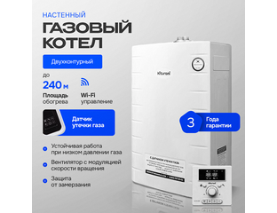 Газовый настенный котел World Alpha 24 от официального дилера