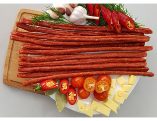 Мясные снеки - Колбаски Три Богатыря