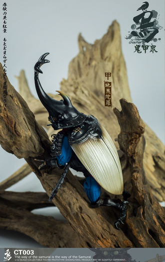 Жук-самурай с яри - Коллекционная ФИГУРКА 1/12 scale Samurai Beetle ...