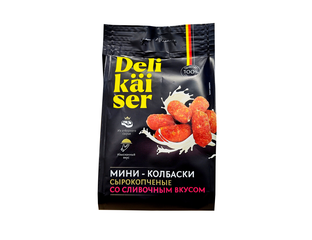 Новинки - Мини-колбаски Deli Kaiser "со сливочным вкусом" (Атяшево) 50гр