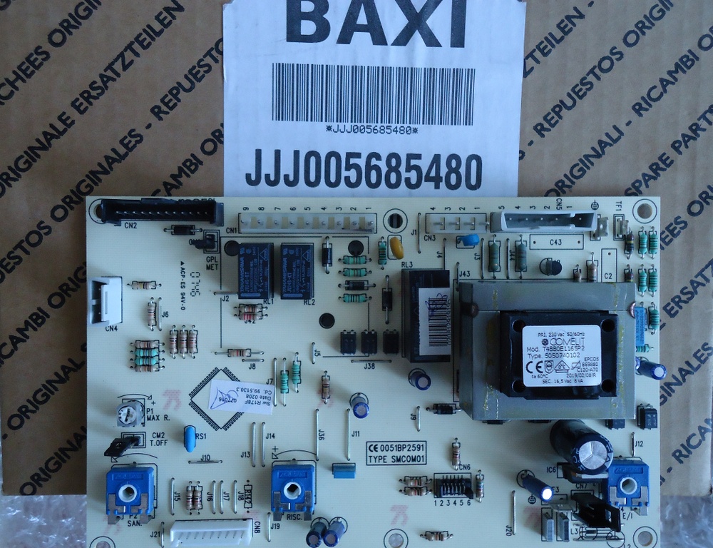 ЭЛЕКТРОННЫЕ ПЛАТЫ - ЭЛЕКТРОННАЯ ПЛАТА BAXI MAIN арт. 5685480.ПЛАТА ...
