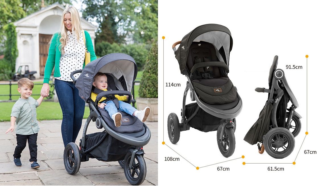 Joie crosster flex signature 2 в 1 коляска + Спальный блок ramble XL ...