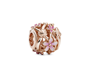 Шармы Пандора - Ажурный шарм пандора roseЦветочный букет Артикул: 788772C01