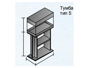 Тумба (Подставка) для аквариума 70 литров купить