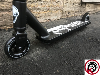 Самокат Трюковой ATEOX VICE Черный купить в Спб НЕДОРОГО и со скидкой ...