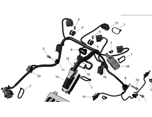 Коннектор (Мозгов) Блока управления двигателем (Ecm) Оригинал BRP ...