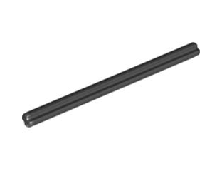 Technic, Axle 8L, Black (3707 / 370726)