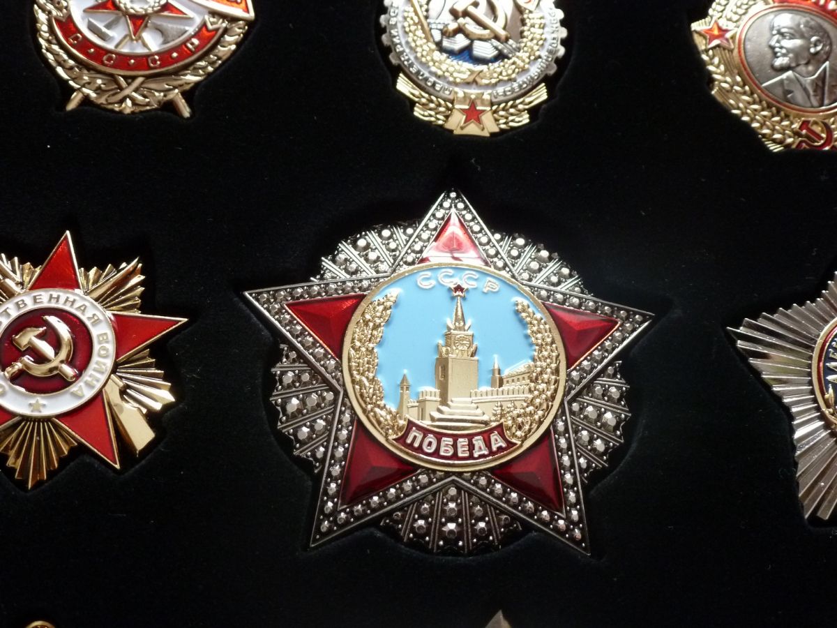Коллекция "Ордена СССР", в планшете! Качественные муляжи!