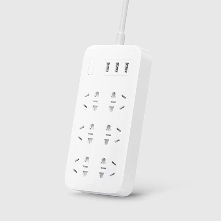 Умные розетки - Удлинитель Xiaomi Mi Power Strip (6 розеток, 3 USB)