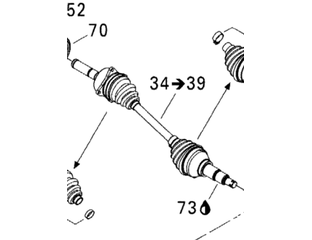 Привод передний правый Оригинал BRP 705401579 705400292/ 705400479 ...