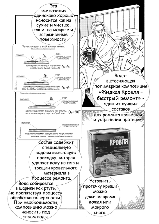 Жидкая Кровля - быстрый ремонт протечек крыши при любых погодных ...