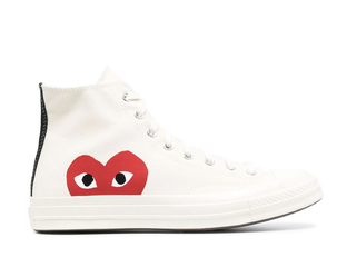Купить кеды Converse Comme des Garcons (Конверс Ком де Гарсон) белые ...